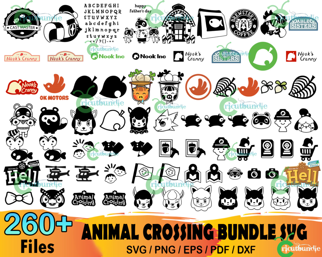 260+ Animal Crossing Svg Bundle, Animal Crossing Svg, Gamer Svg ...