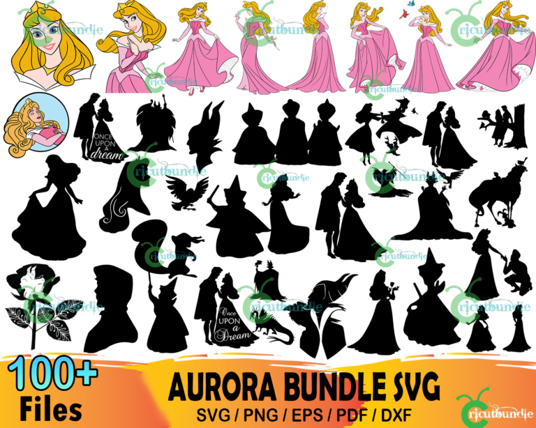100+ Aurora Bundle Svg, Disney Svg, Sleeping Beauty Svg - bundle88, the ...