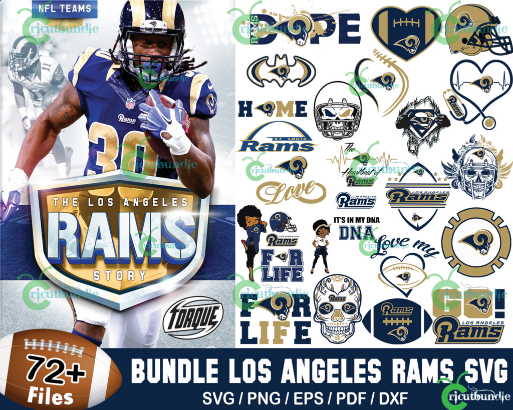 72+ Los Angeles Rams Football Svg Bundle, Rams Logo Svg - bundle88, the ...