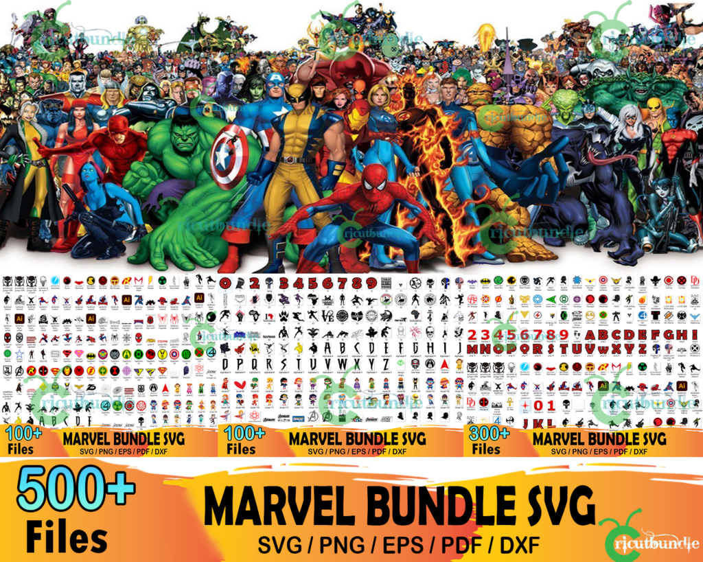 500+ Marvel Bundle Svg, Marvel Svg, Iron Man Svg - bundle88, the ...