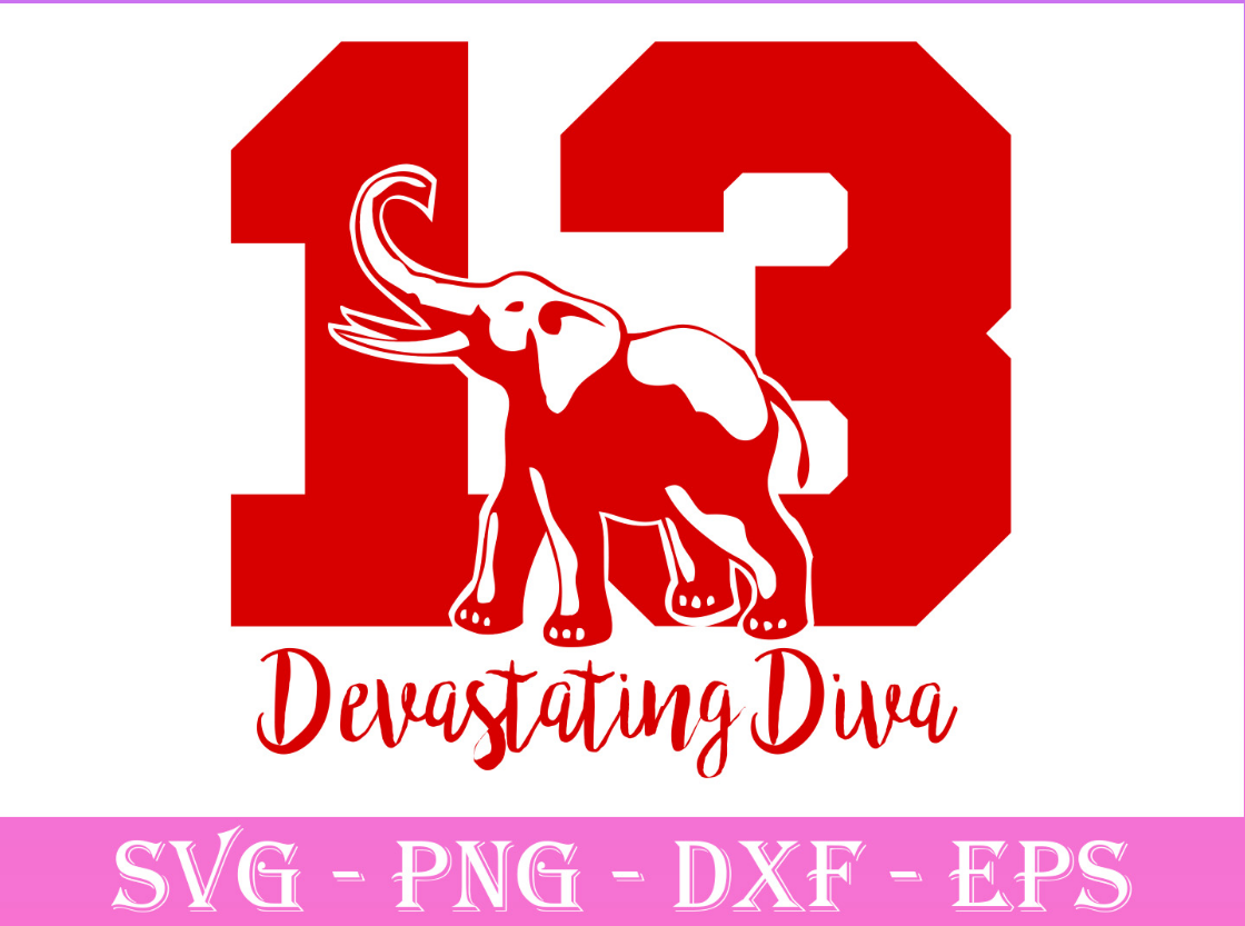 Delta Devastating Diva 1913 Svg, Instant Download, Silhouette Cut file ...