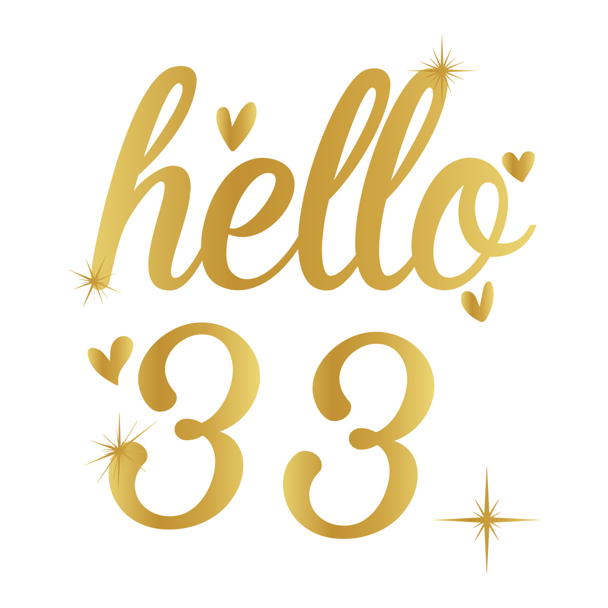 Hello 33 Happy 33rd Birthday Woman Svg, Birthday Svg, happy birthday ...